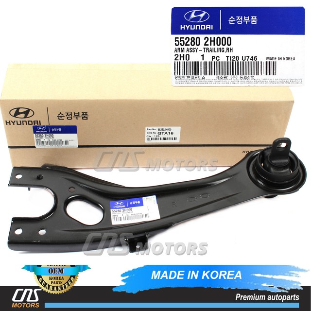 Genuine Trailing Arm Rear Right Passenger for 07-12 Hyundai Elantra ...