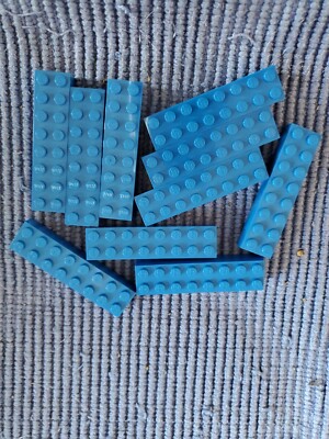 LEGO Parts - Blue Brick 2x8 - Qty 8 | eBay