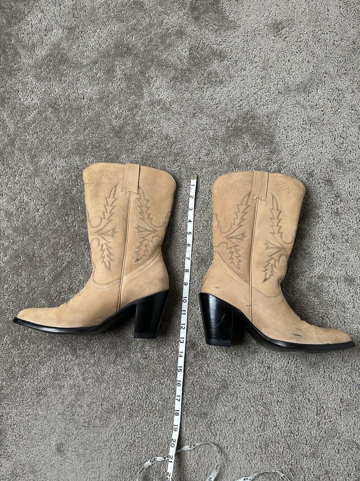IDYLLWIND Women’s Charmed Life Western Boots Round Toe Beige Size US 8B ...