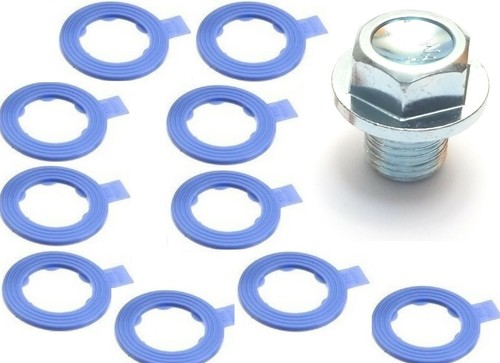 For Honda Engine Oil Drain Plug & 10X Gasket 90009-R70-A00 90009-PY3 ...