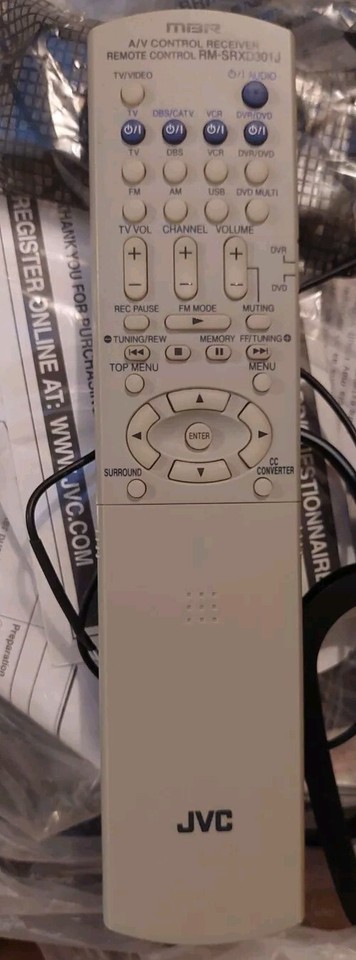 JVC RX-D302B Home theater receiver With RM-SRXD301J Remote , Bundle Av ...