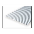STYRENE Corrugated Metal Siding - Groove Spacing 2.5mm. Rib Width .83mm ...