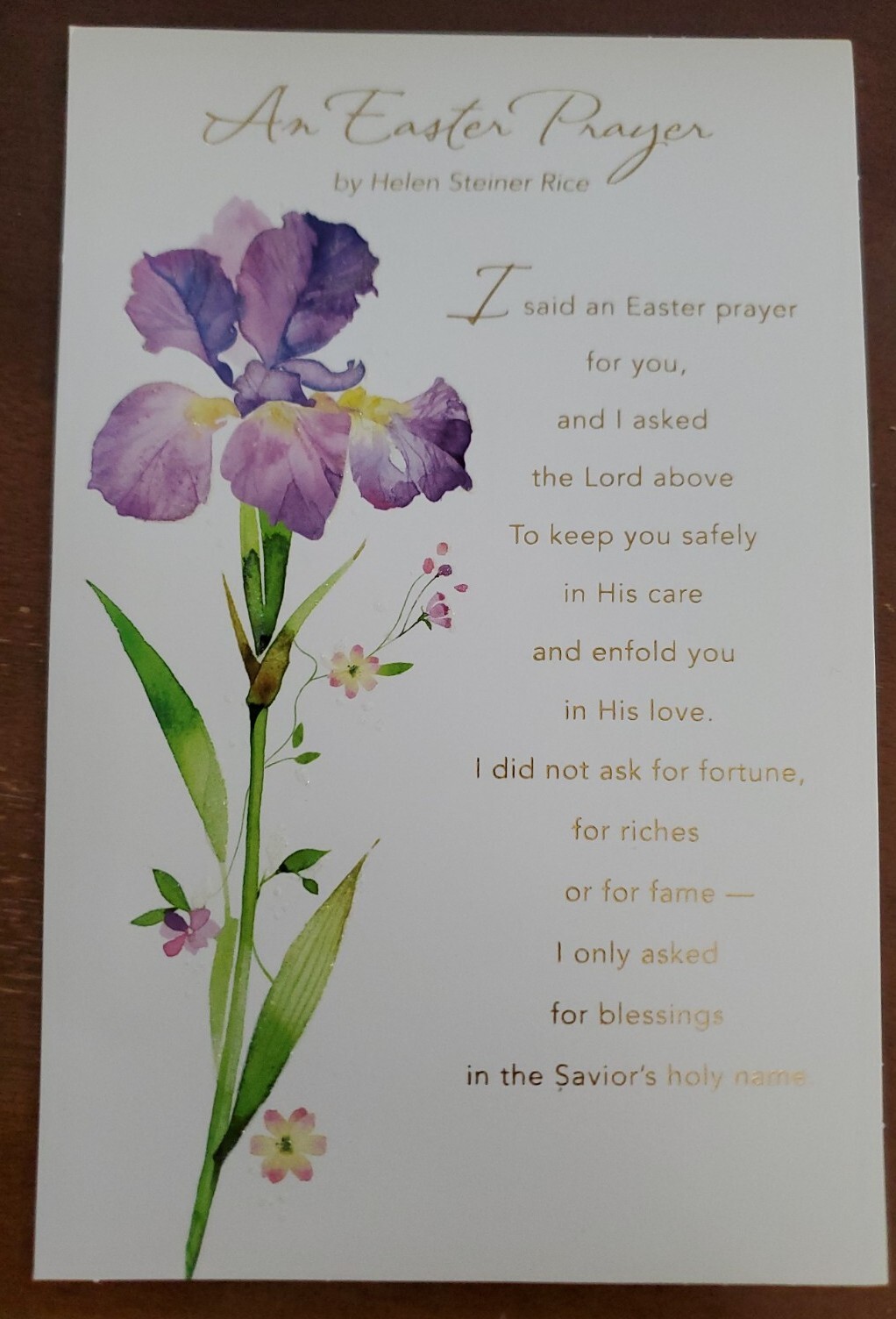 2 Helen Steiner Rice American Greetings Easter themed cards, glitter ...