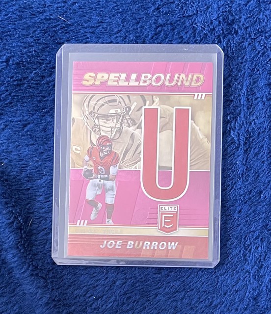 2022 Panini Donruss Elite - Spellbound Pink Letter U #SB-JB2 Joe Burrow ...