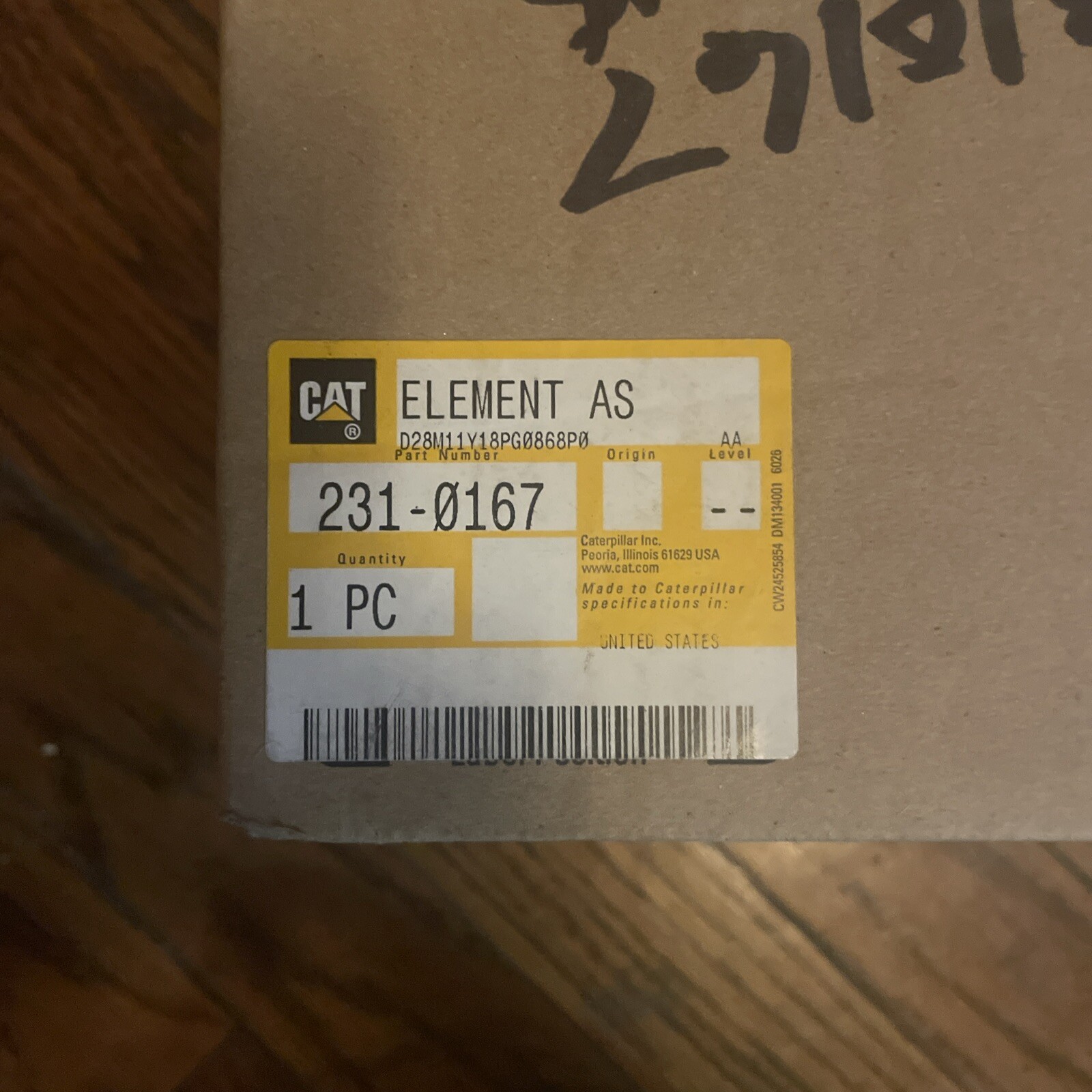 CATERPILLAR 231-0167: ELEMENT ASSEMBLY | eBay