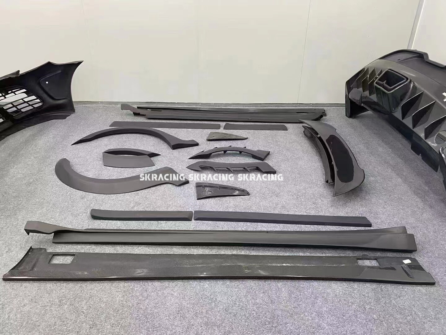 Front Rear Bumper Spoiler Wing Fender SideSkirt Bodykit For Porsche ...