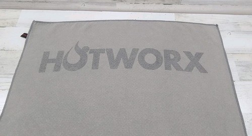 HOTWORX Yoga Mat Towel Non Slip Gripper Dots Gray 79” x 29" | eBay