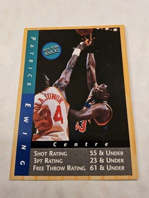 Patrick Ewing - AUSTRALIAN 1994 NBA Jam Session Board Game Card ...