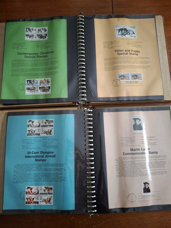 Lot of 78 USPS Souvenir Page First Day Issues 1982-1984 With PNCs | eBay