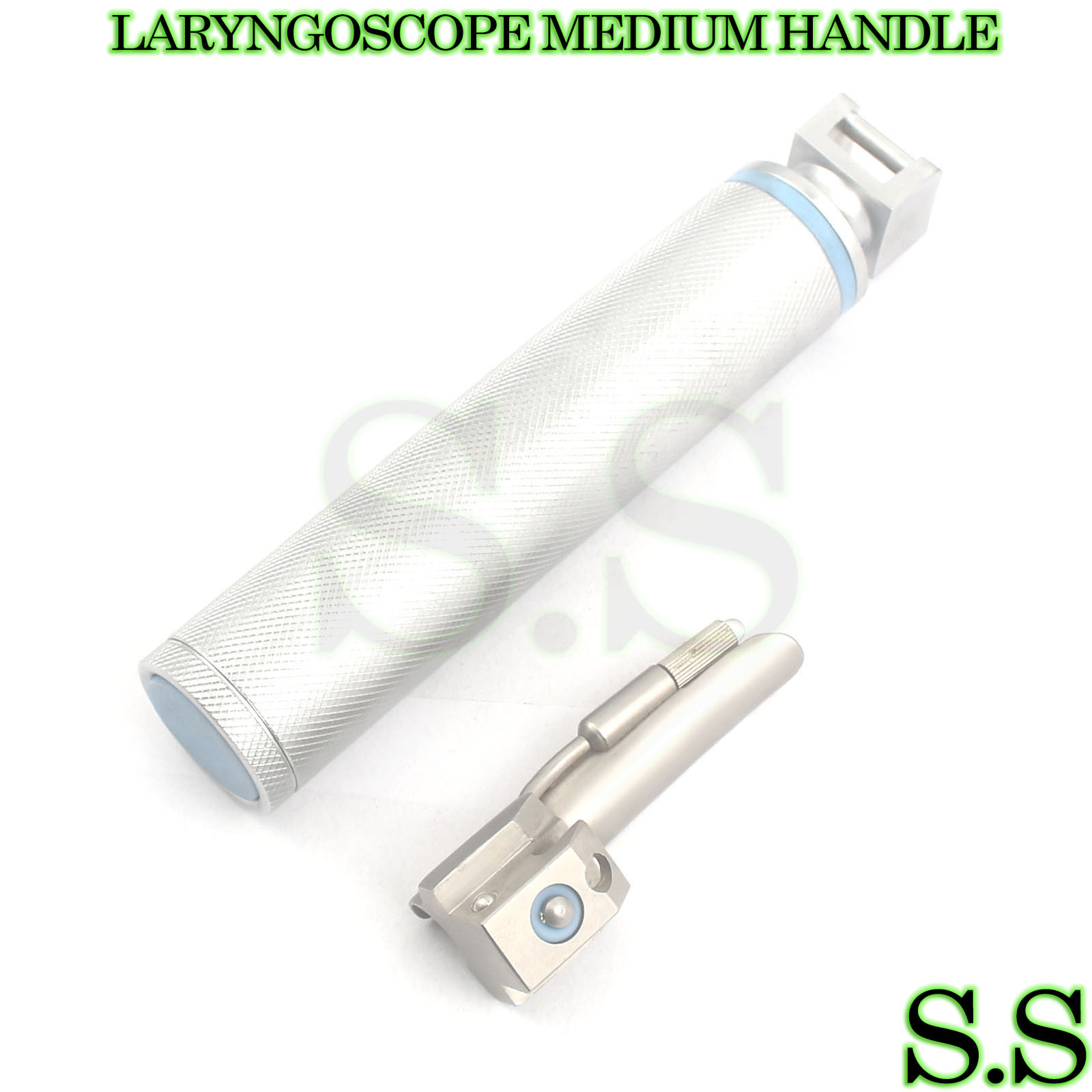 LARYNGOSCOPE MEDIUM HANDLE+MILLER BLADE #00 ENT INTUBATION ANESTHESIA ...