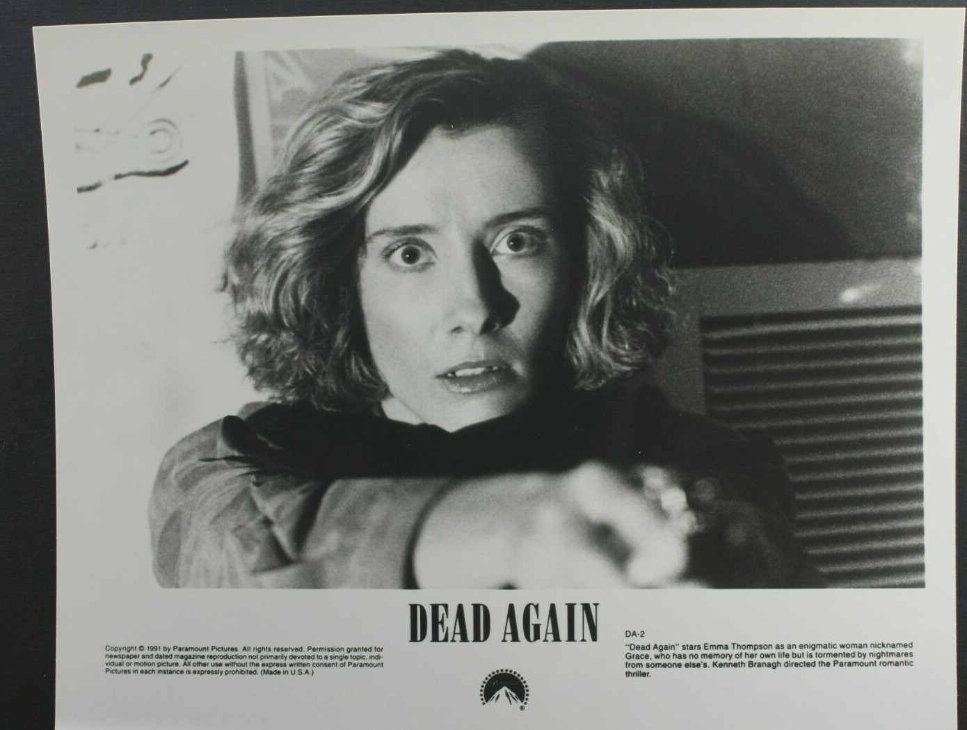 Emma Thompson Dead Again Movie Still Promo - 8x10" Photo Pre-2012 ...