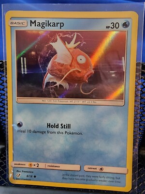 Magikarp 8/18 Common Holo Detective Pikachu Pokemon Card NM | eBay