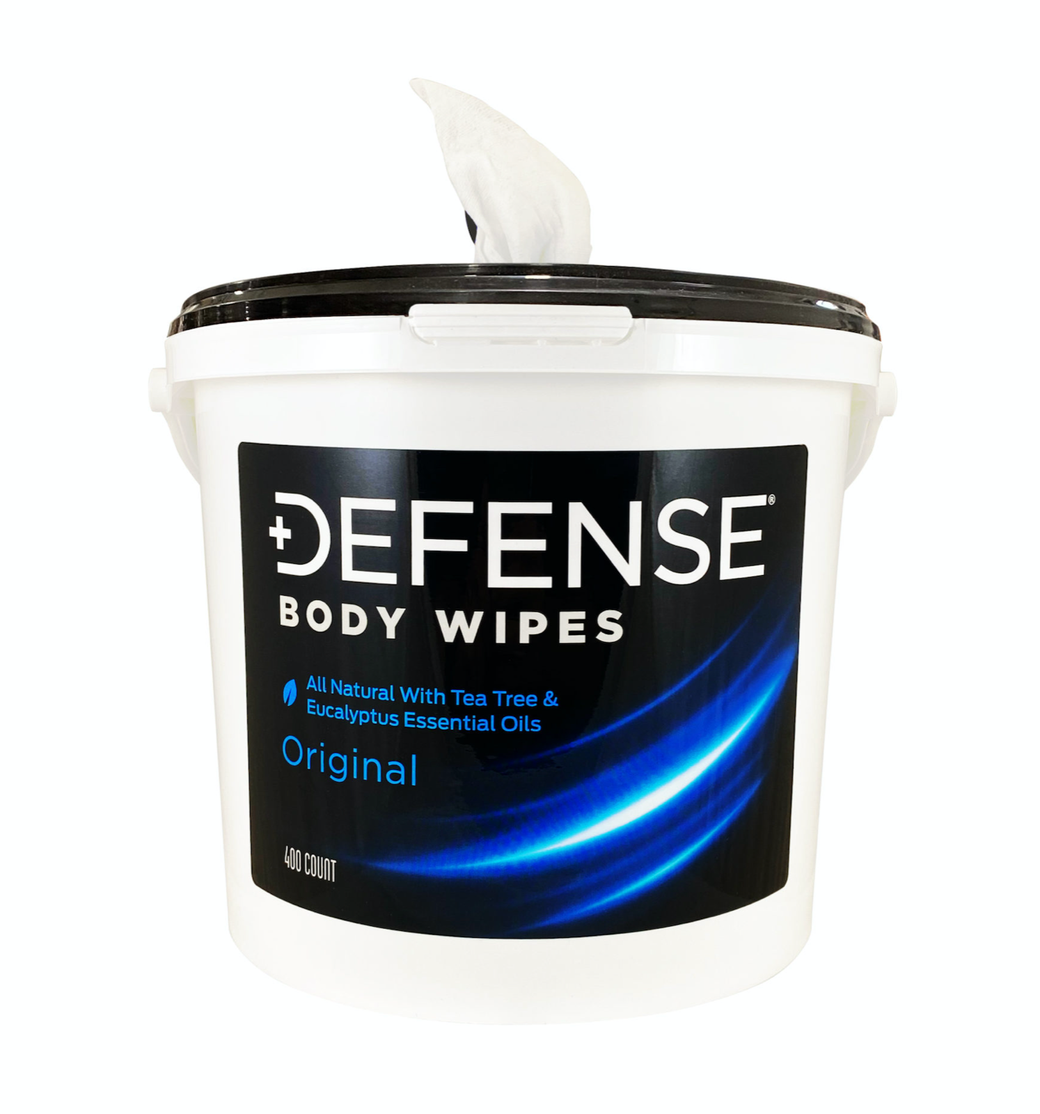 Defense Soap Body Wipes Bucket 400 Count - Natural Tea Tree Oil ...