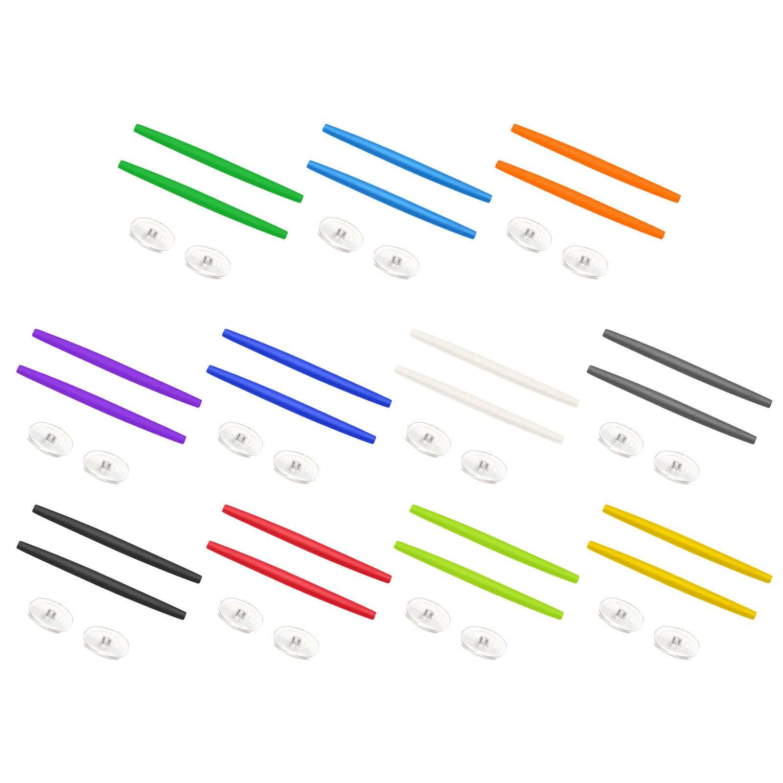 Replacement Ear socks Kit & Nose pads Pieces for-Oakley Transistor ...