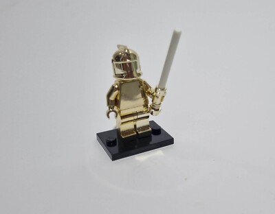 Lego Chrome Gold Clone Trooper Mini Figure Star Wars | eBay