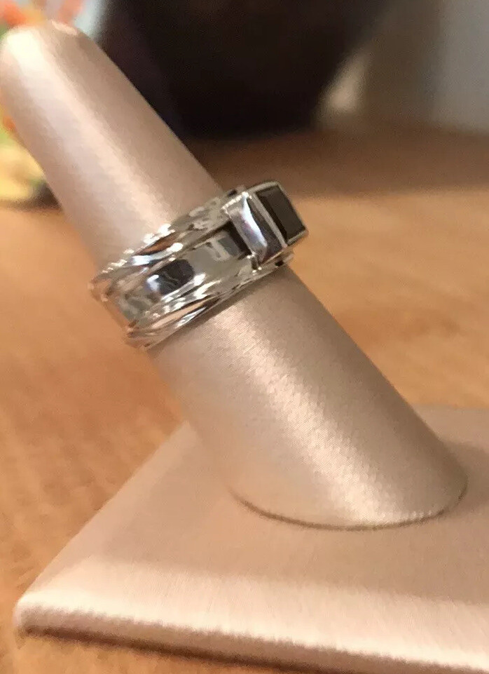 One of a Kind 14k Solid White Gold Andalusite Ring Amy Hudon 7g-1.98ct ...