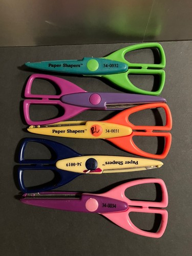 Provo Craft Lot of 5 Paper Shapers Craft Scrapbooking Scissors ...