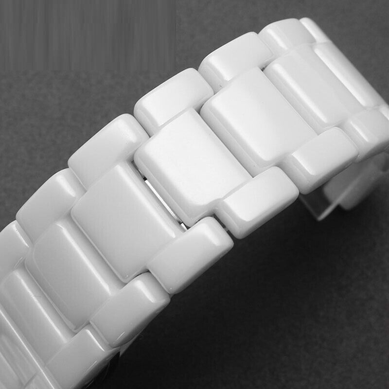 Ceramic Watch Bands Fit For GC Notched Bracelet Fashion Strap Stainless ...