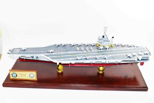 USS Nimitz CVN-68 Aircraft Carrier Model,Navy,Scale Model,Mahogany ...
