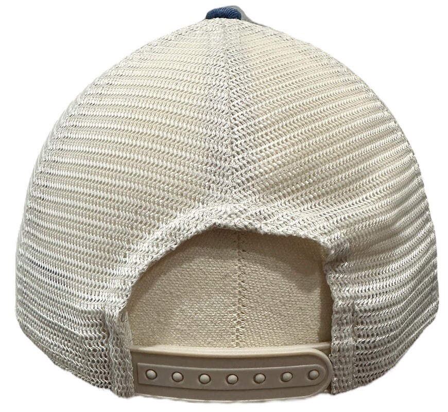 Pruitts Pack Hat Cap Adjustable Snap Back Black Logo Mesh Back Blue | eBay