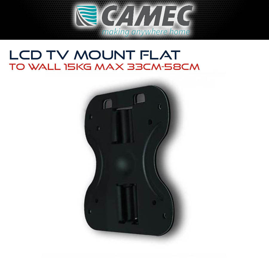 Camec LCD TV Mount Flat To Wall 15Kg Max 33cm-58cm Caravan Motorhome Accessories | eBay