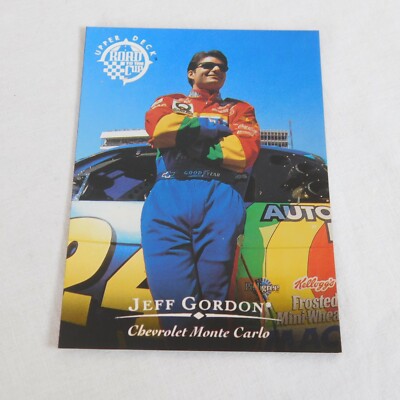1996 Upper Deck Road To The Cup Card Jeff Gordon RC1 Collectible VTG ...