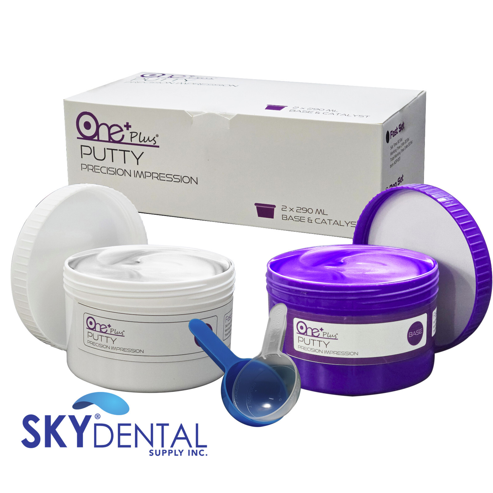 Dental Putty Fast / Regular Set PVS VPS Impression Material 2 x 300 ml ...