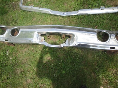 1971-72 Chevrolet Chevelle rear bumper with mounting brackets, used GM ...