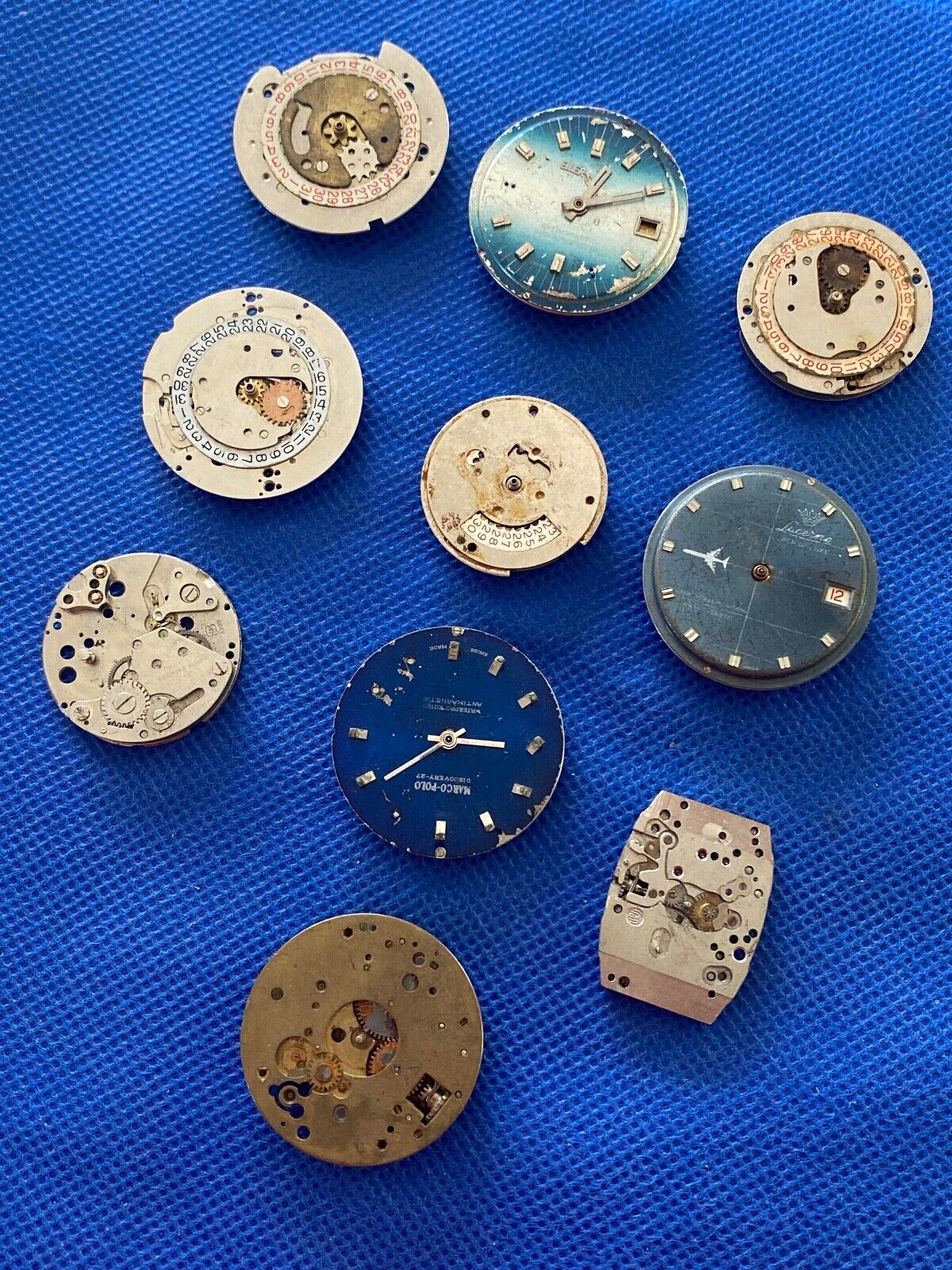 JOB LOT 10 MOVEMENTS Lampanouse, Alex, EB8810,Ritz, EB8800, Cat c 66 (1 ...