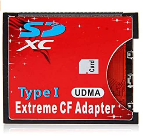 SDHC SDXC to CF Compact Flash Memory Card Adapter Reader Type I CF to ...