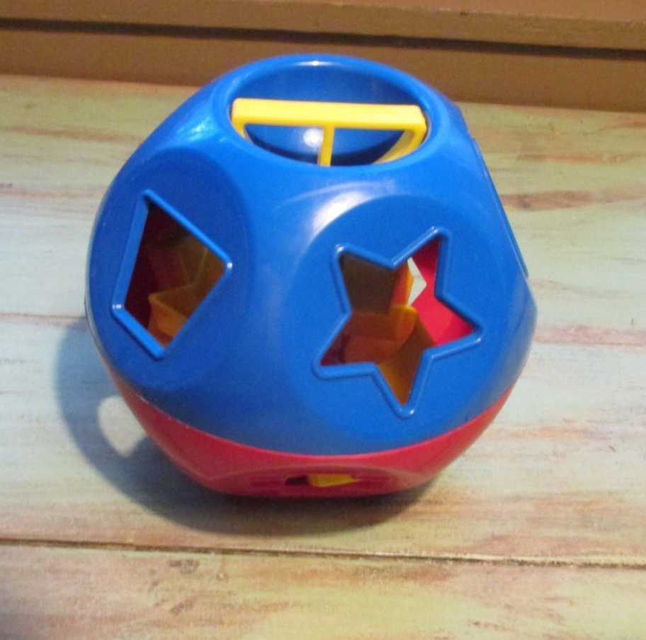 Vintage Tupperware Shape O Ball Classic Tupper Toys Shape Sorter ...