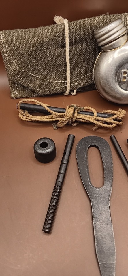 Soviet Era Mosin Nagant Tool Kit & Oil Bottle - Romanian M44 7.62x54R ...