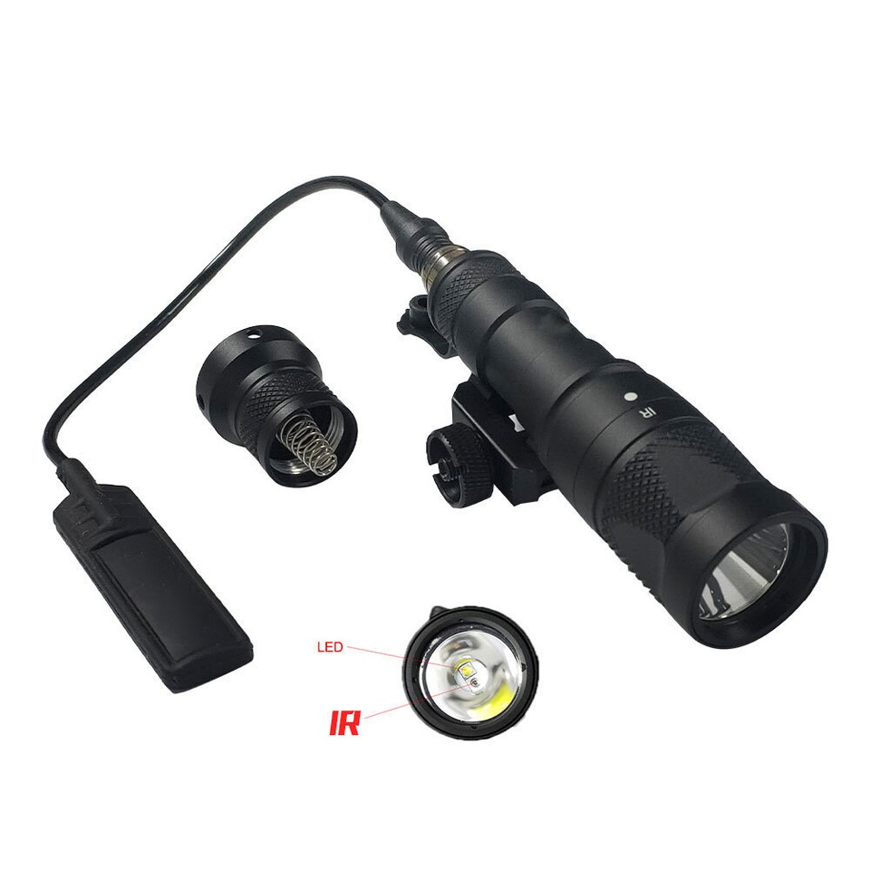 SOTAC M300V-IR Mini Weapon Tactical Light LED Flashlight White Infrared ...