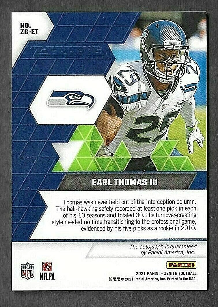 Earl Thomas Interception 2022