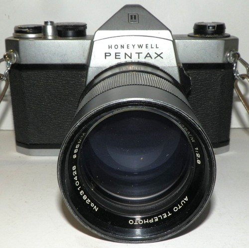 Honeywell Pentax SP 1000 Camera with Vivitar 55mm 135mm 2.8 Auto ...