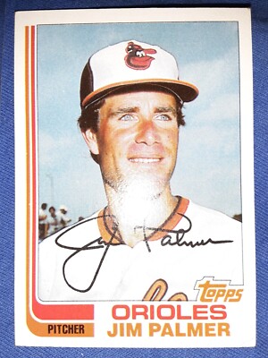 1982 Topps Baltimore Orioles Baseball Card #80 Jim Palmer FREE SHIPPING ...