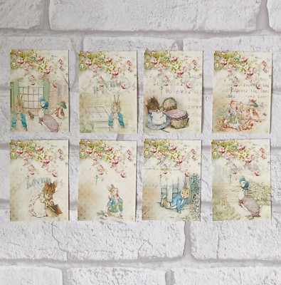 Peter Rabbit Card Toppers, Gift Tags Craft Make Your Own, Vintage ...