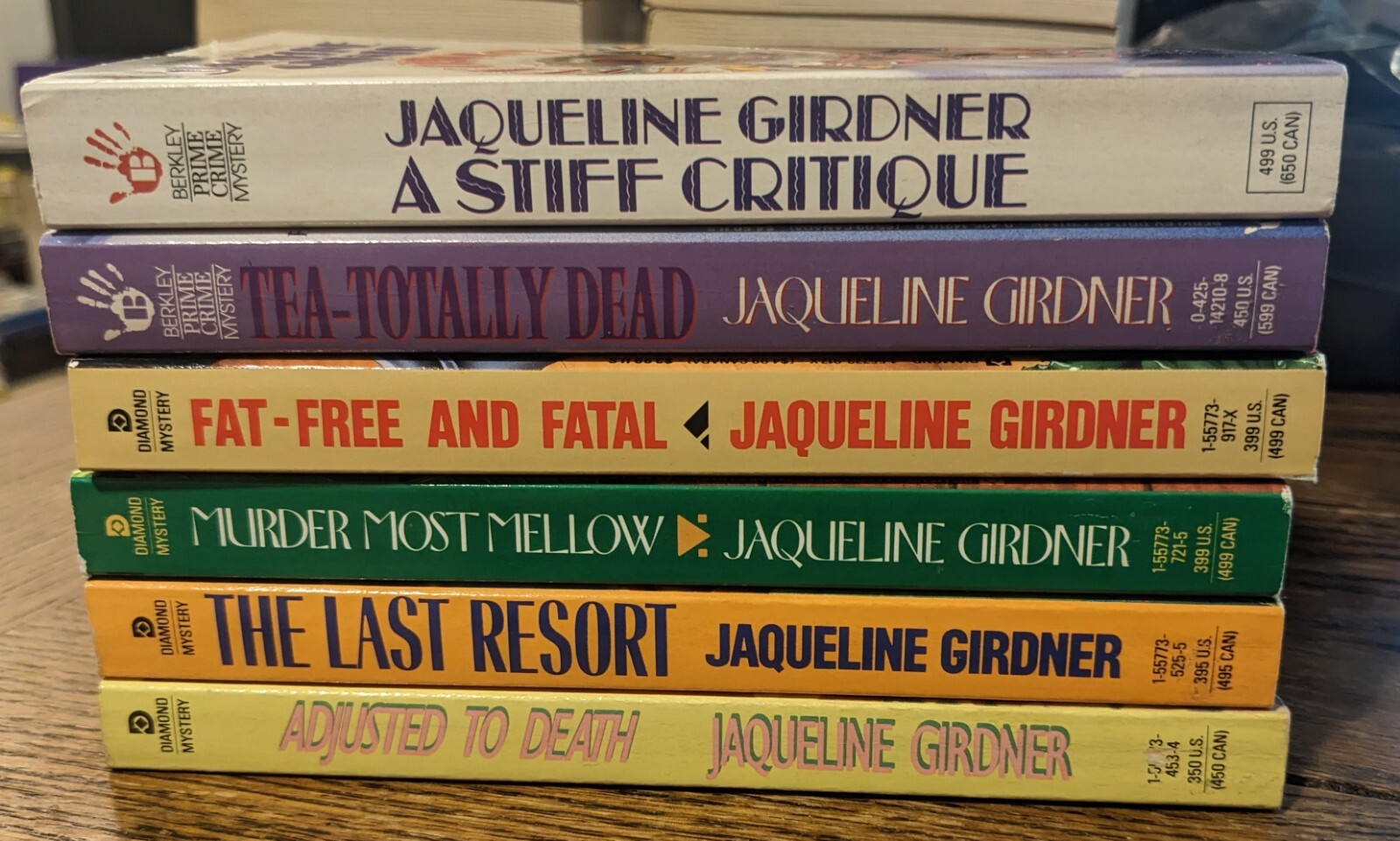 Jacqueline Girdner Kate Jasper Mystery 6 Book Lot - 80% Of Amazon! FREE ...