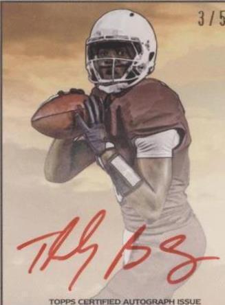 2014 Bowman - 1950 Bowman Mini Rookies Autographs Teddy Bridgewater #13 ...