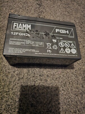 FIAMM 12FGH36 (12V 9Ah) High-Rate Performance Battery | eBay UK