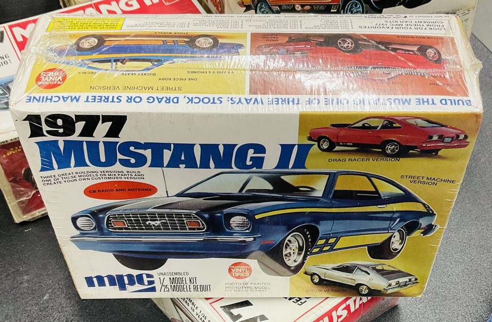 RARE FACTORY SEALED ORIGINAL VINTAGE MPC "NEW MUSTANG II Model KIT | eBay