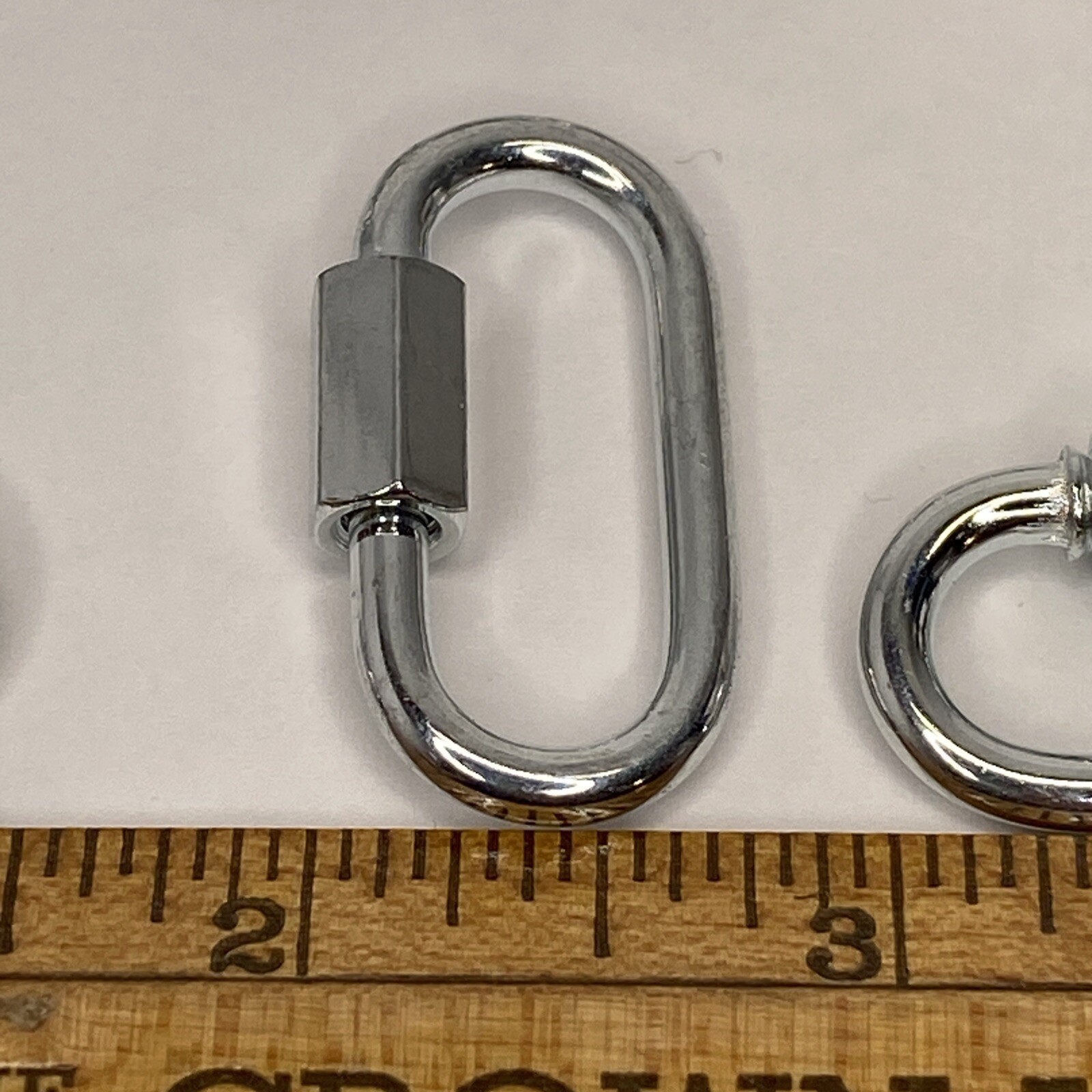 (100) Quick Link Chain Connector Cable Strap Rigging 1/8 Inch 3.1mm New ...