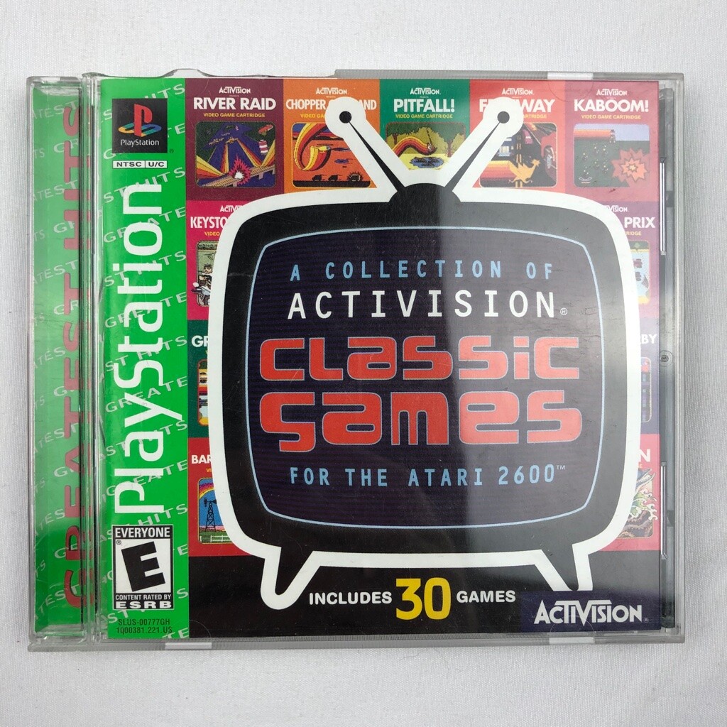 A Collection of Activision Classic Games for the Atari 2600 PlayStation ...