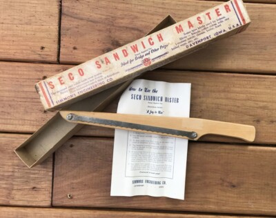 Vintage Seco Sandwich Master Meat & Cheese Knife in Original Box - 1960 ...