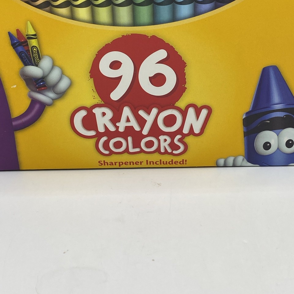 Crayola Crayons - 96 Pack With Sharpener - 2014 Made In USA Big Box ...