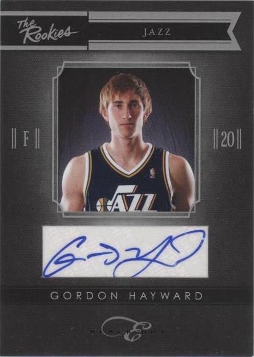 2010-11 Elite Black Box - The Rookies Gordon Hayward #8 Signatures /149 ...