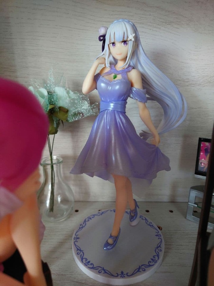 Re:Zero Rem Ram Emilia Figure Relax Time Anime Collectible Premium ...