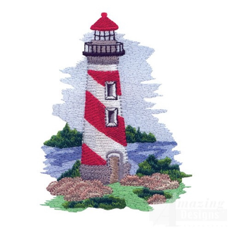45 Scenic Lightouses Machine Embroidery Designs on USB | eBay
