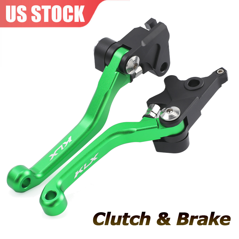 CNC Green Pivot Clutch Brake Levers Kits For KAWASAKI KLX 140 /L /G /R ...