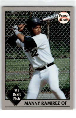 1991 Front Row Draft Picks #47 Manny Ramirez George Washington Trojans ...